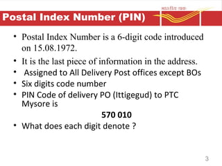 Indian Post Office Details .! | PPT