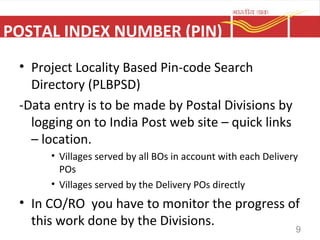 Indian Post Office Details .! | PPT