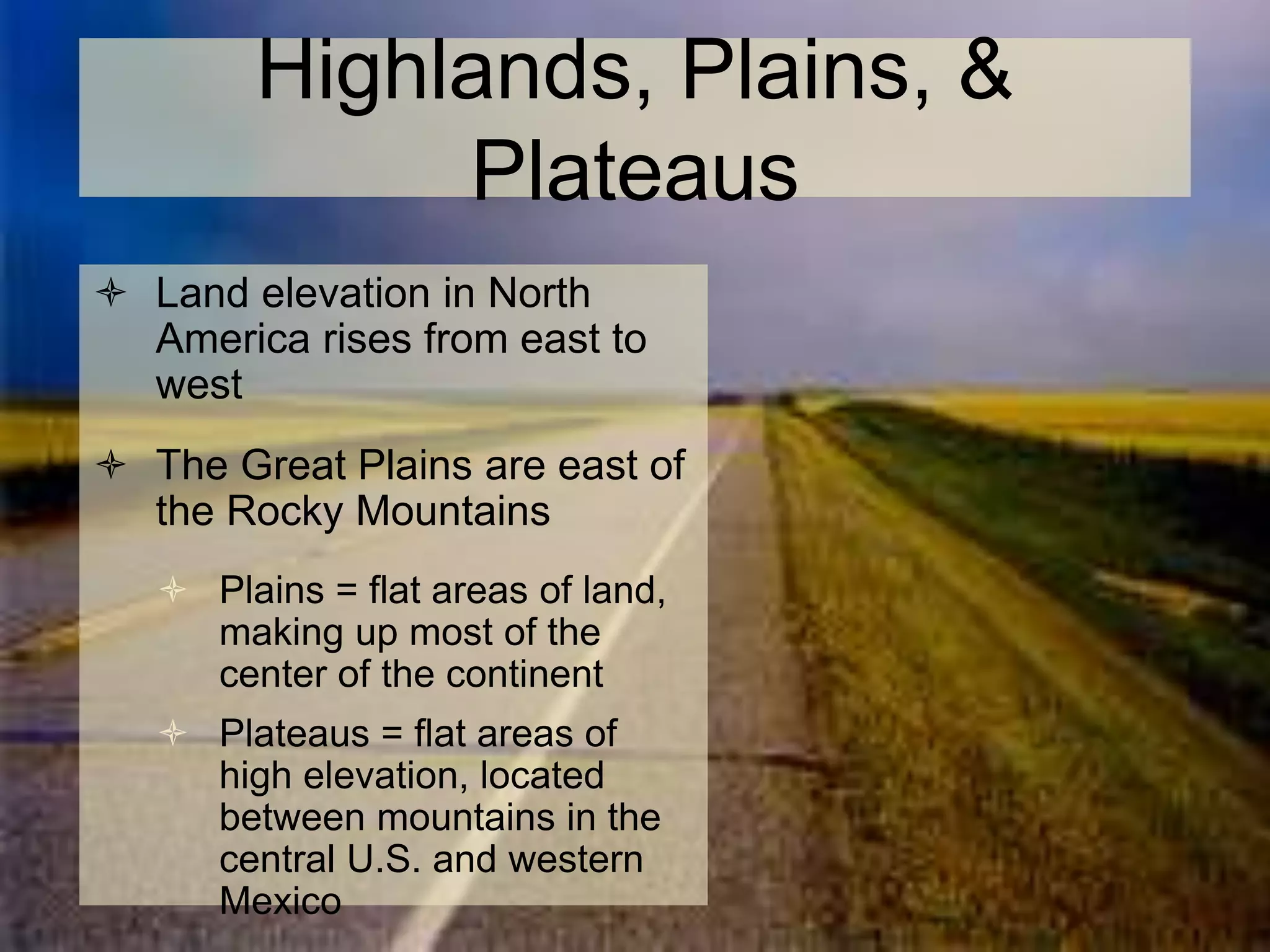 3.1 North American Geography | PPTX | North America Travel | Travel ...