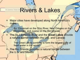 3.1 North American Geography | PPTX | North America Travel | Travel ...