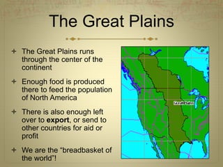 Great Plains Physical Features