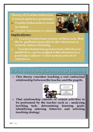 Assignment on Theories of Teaching | DOCX