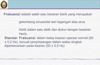 pengaturan frekuensi | PPT