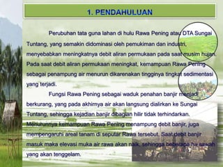 3. evaluasi perubahan tata guna lahan sebagai upaya menjaga ...