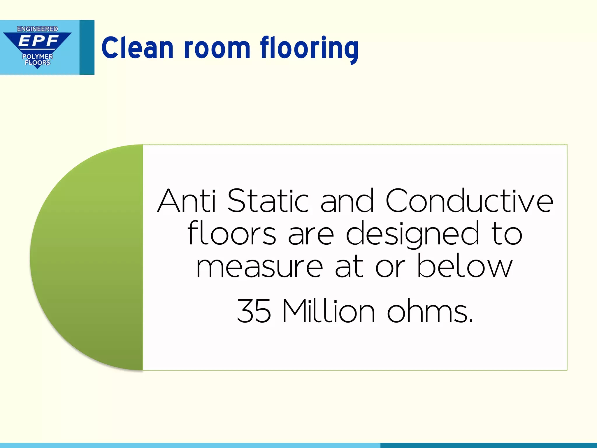Anti static clean room flooring | PDF