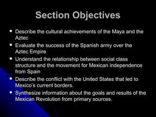 3-3 History of Mexico | PPT