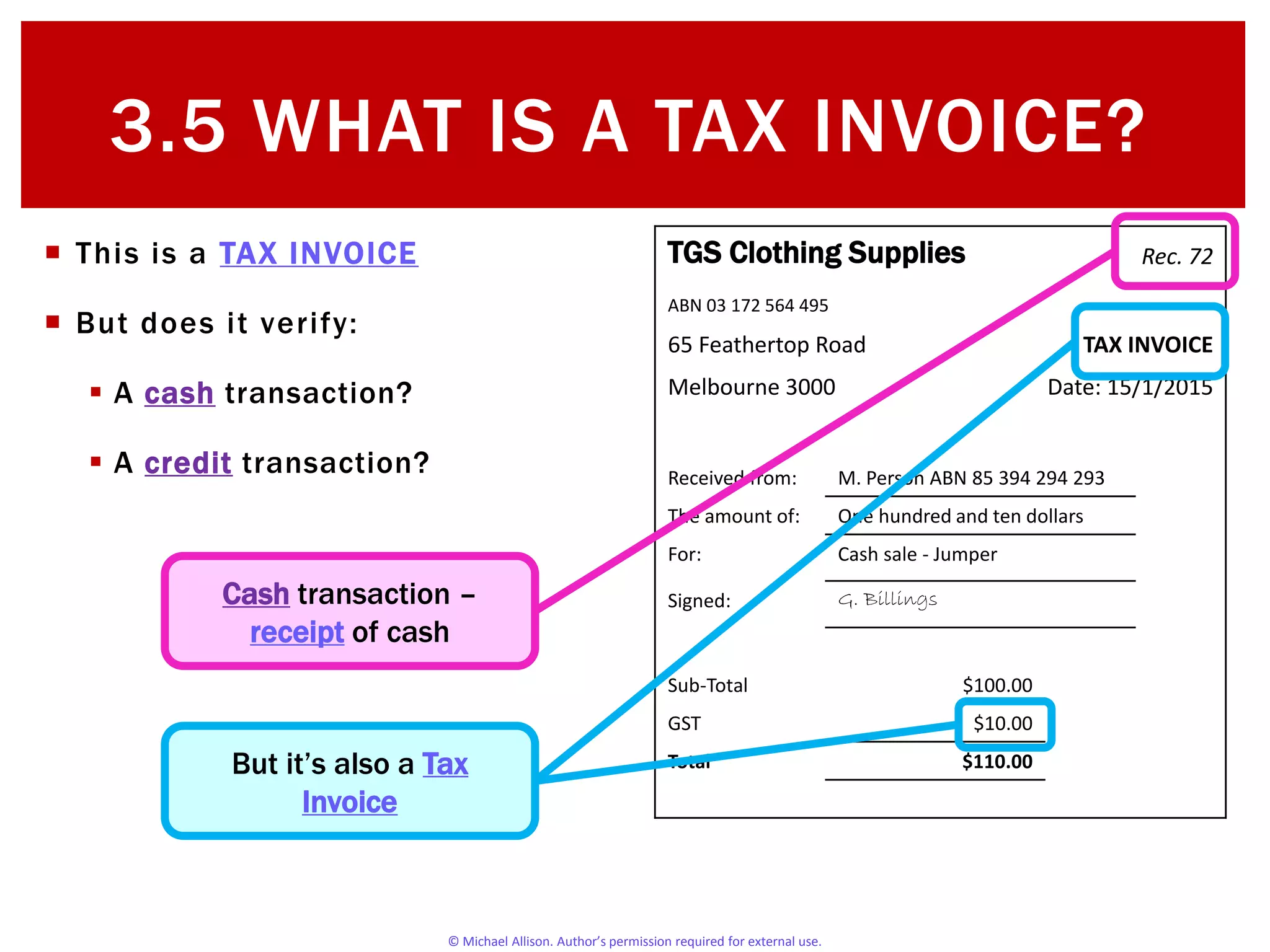 3.5 What is a Tax Invoice | PPTX