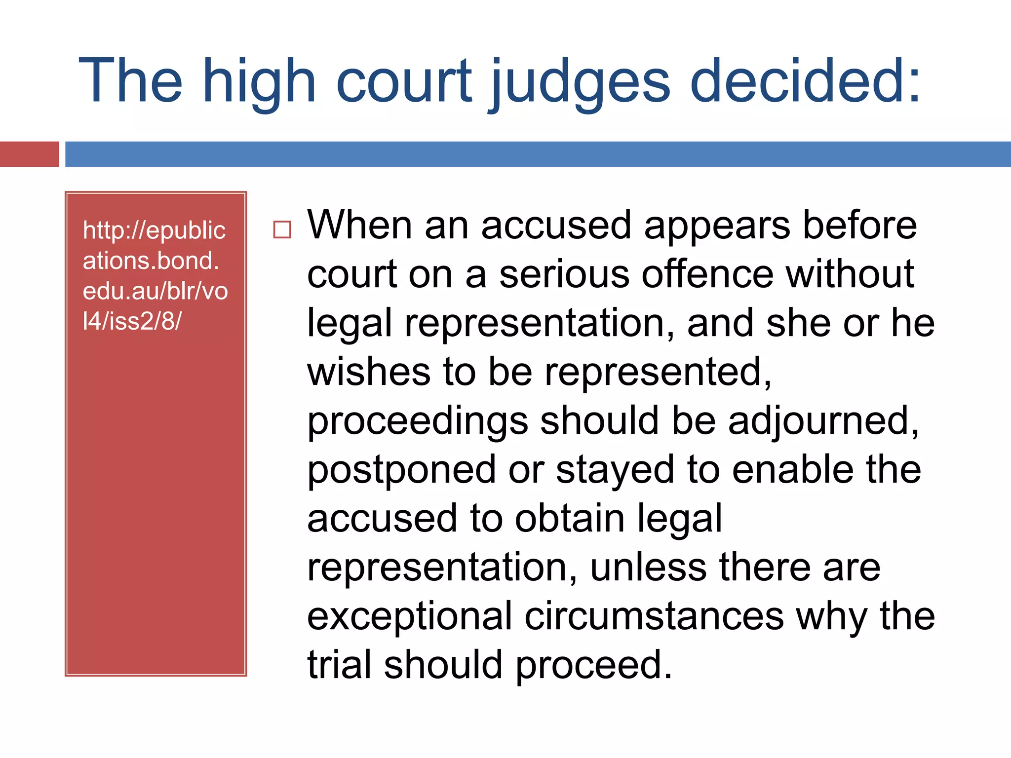 3.5 legal representation | PPT