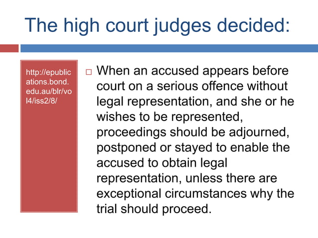 3.5 legal representation | PPT