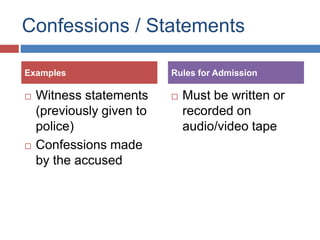 3.7 types of evidence | PPTX