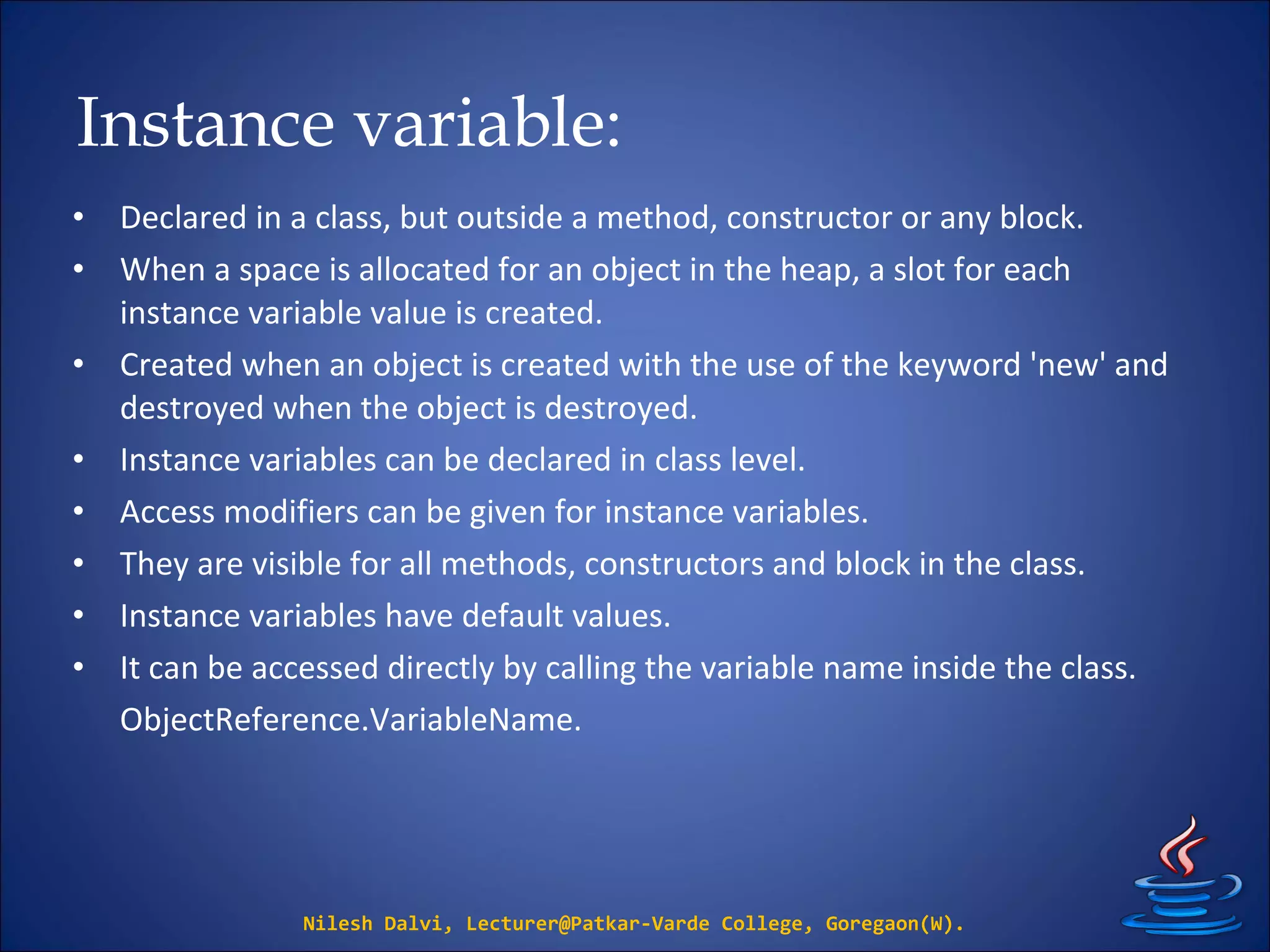 3. Data types and Variables | PPT