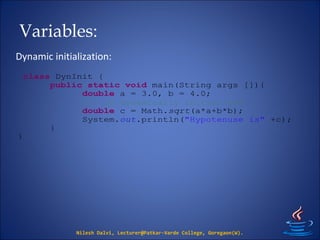 3. Data types and Variables | PPT