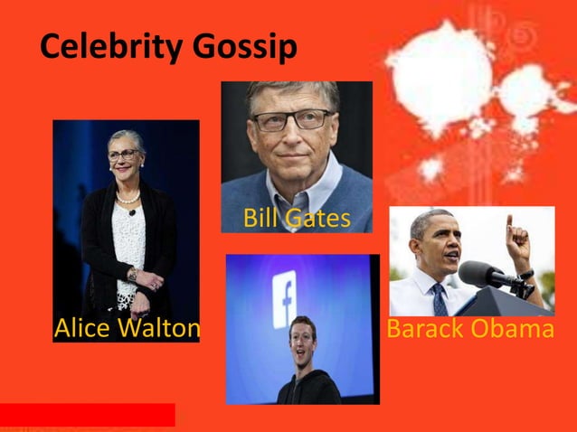 Information of Celebrities | PPTX