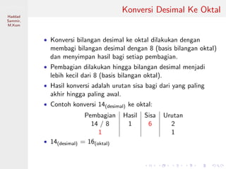 3. Konversi Bilangan | PDF