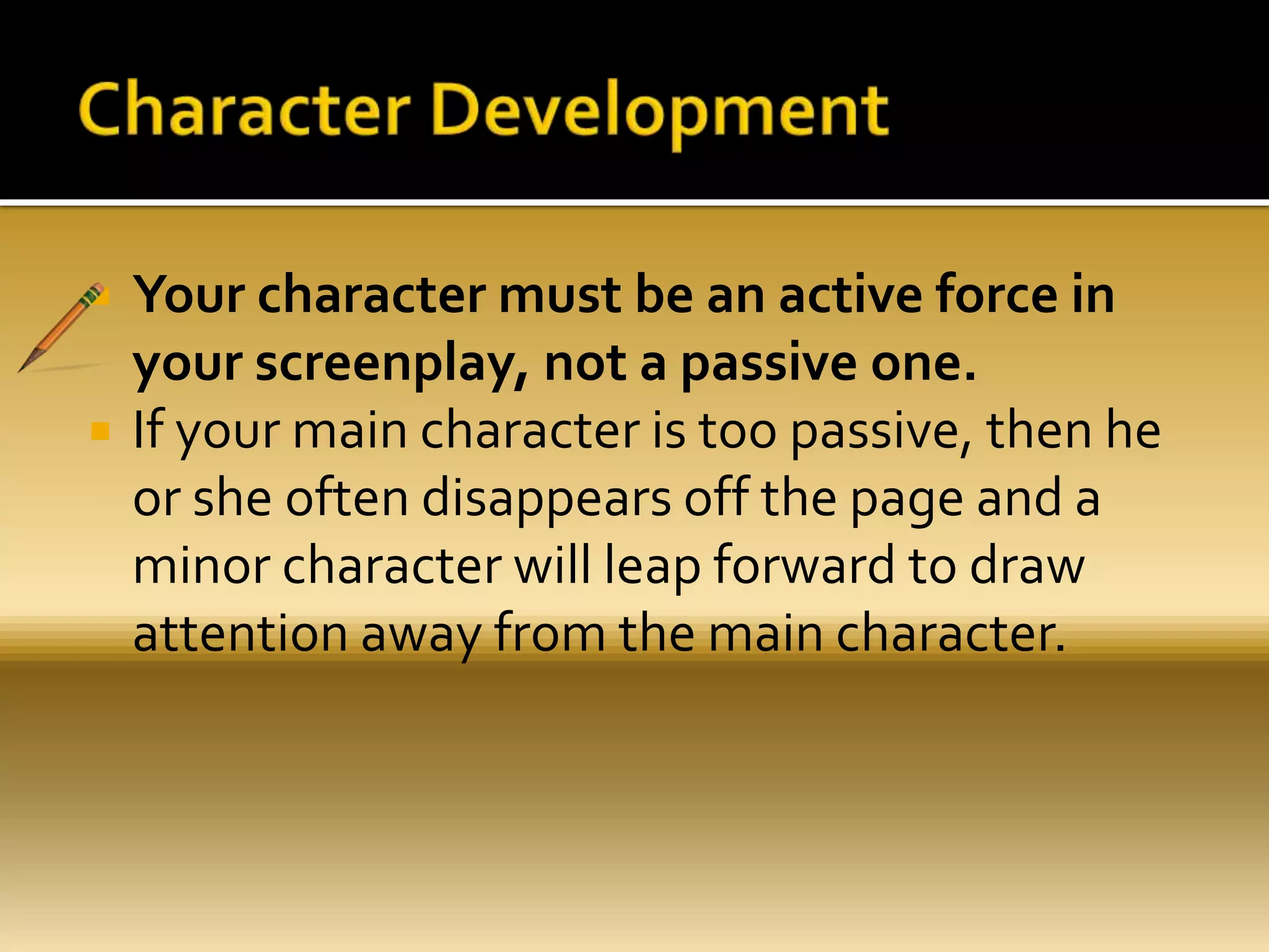 3. character development | PPTX
