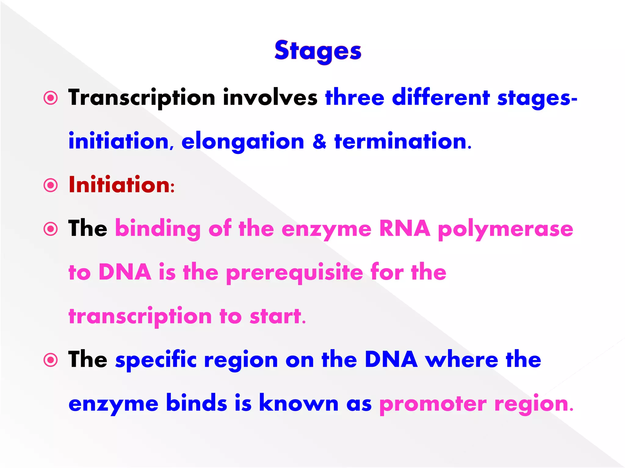 TRANSCRIPTION & POST-TRANSCRIPTIONAL MODIFICATIONS | PPTX