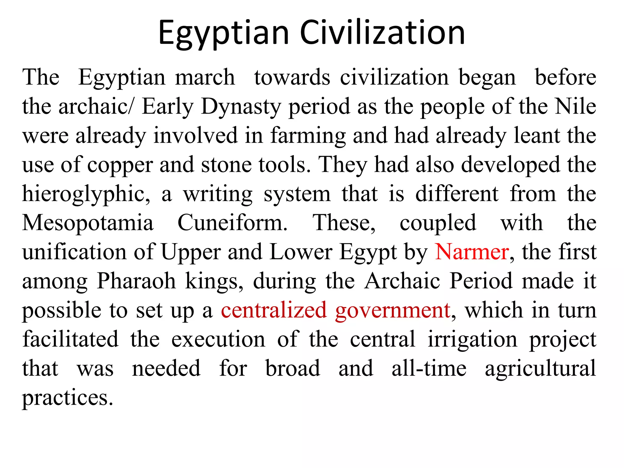 Egyptian Civilization | PPT