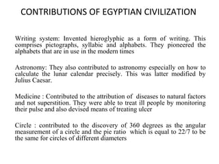 Egyptian Contributions To Astronomy