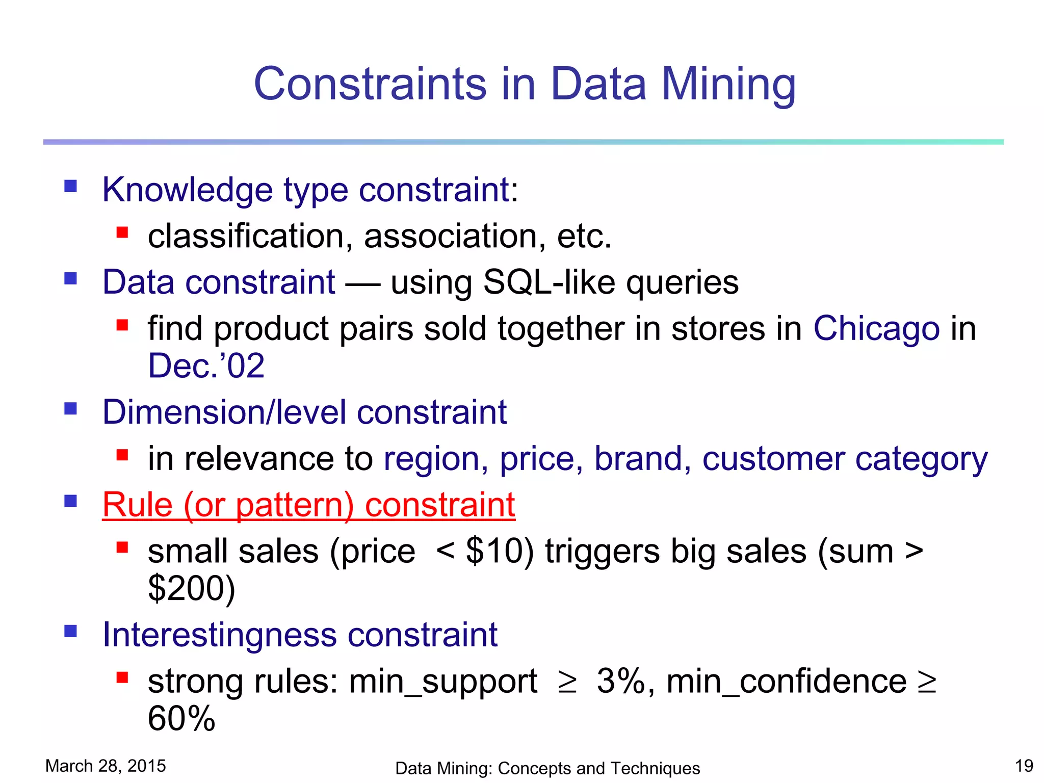 3. mining frequent patterns | PPT | Databases | Computer Software and Applications