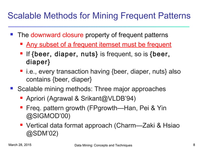 3 Mining Frequent Patterns Ppt