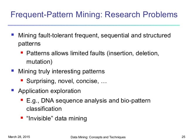 3 Mining Frequent Patterns