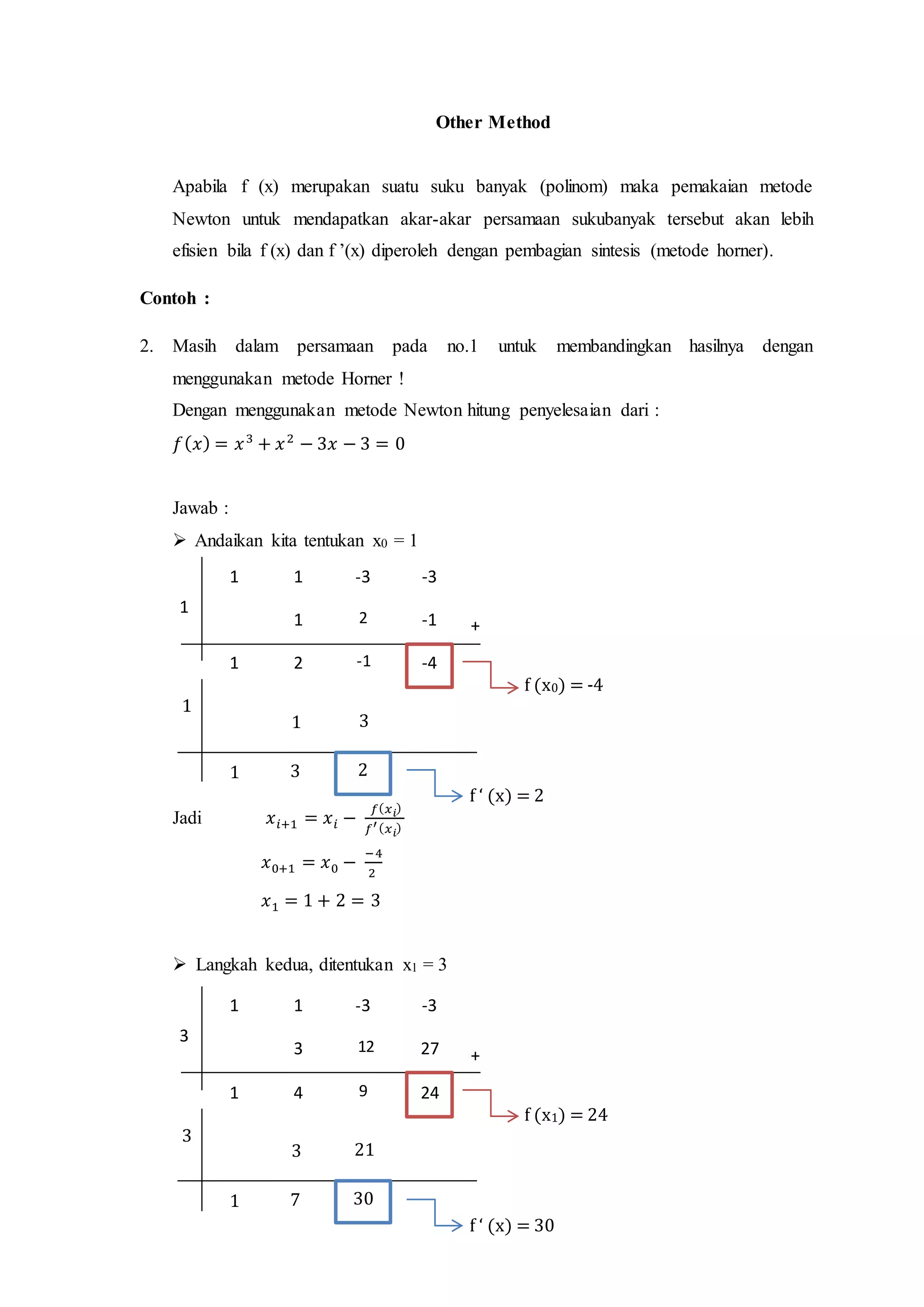 3. newton raphson method | DOCX