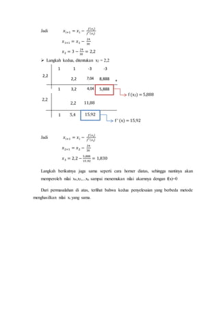 3. newton raphson method | DOCX