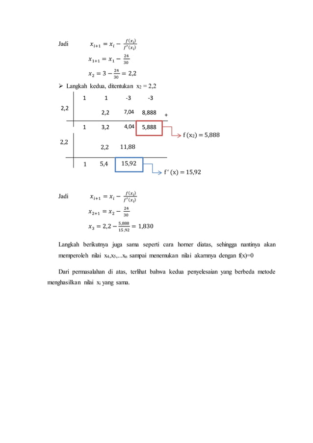 3. newton raphson method | DOCX