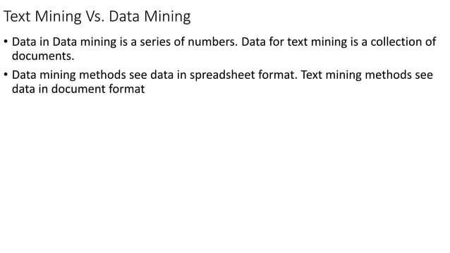 3. introduction to text mining | PPTX