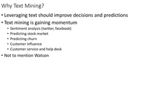 3. introduction to text mining | PPTX