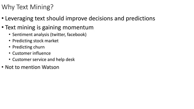 3. introduction to text mining | PPT