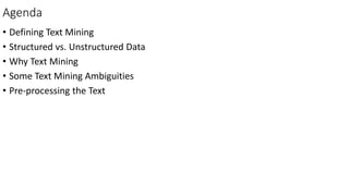 3. introduction to text mining | PPT
