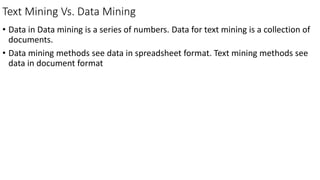 3. introduction to text mining | PPT