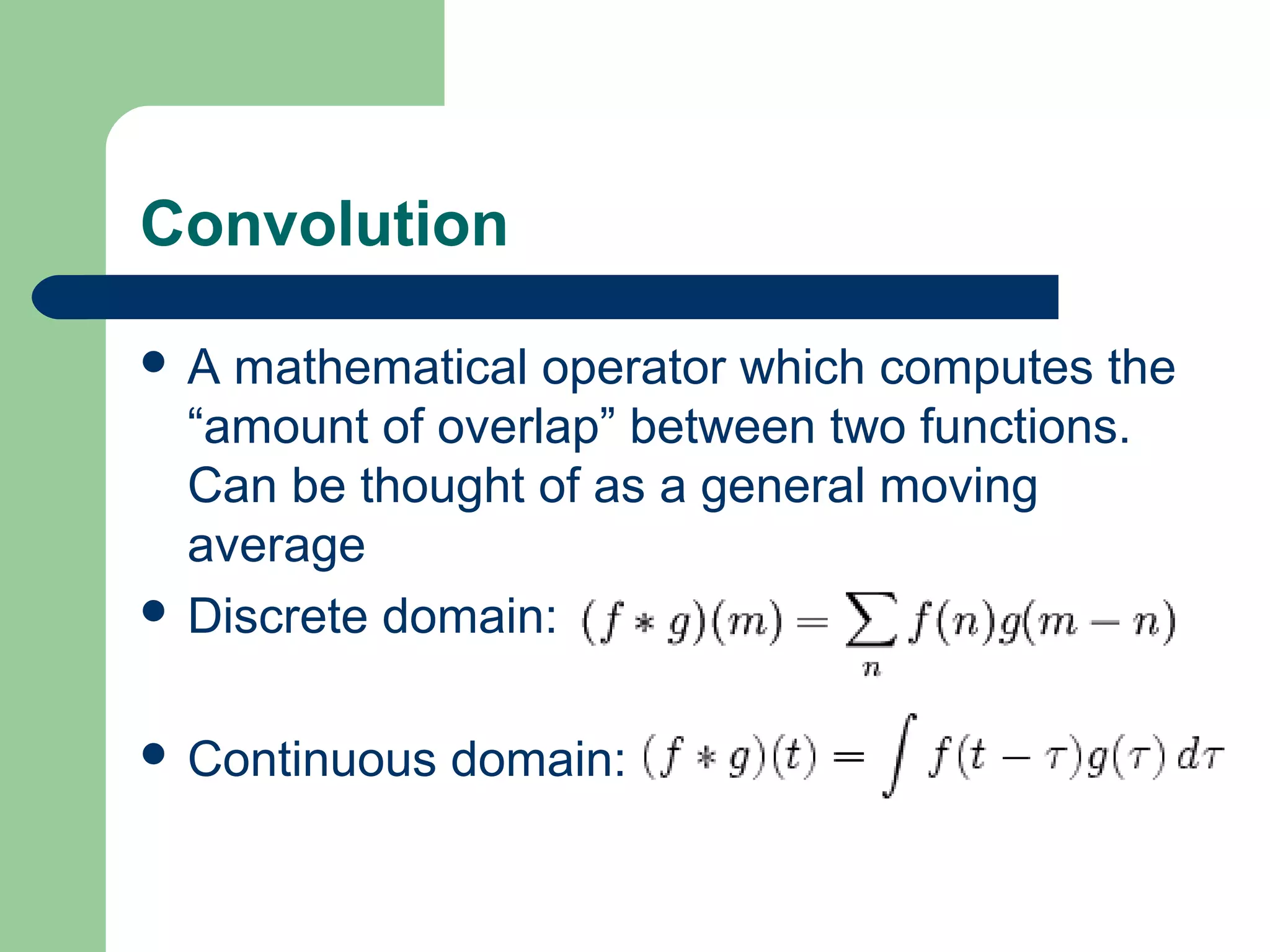3. convolution fourier | PPT