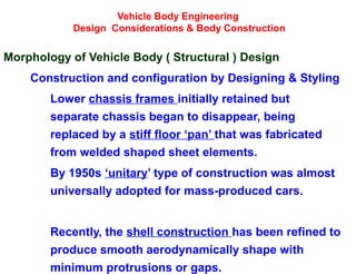 Vehicle Design construction | PPT