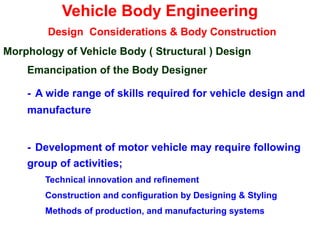 Vehicle Design construction | PPT