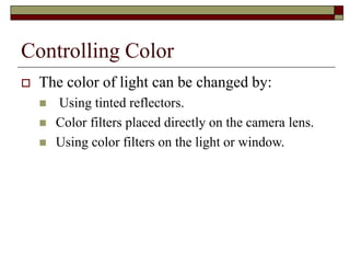 3. controlling light | PPT