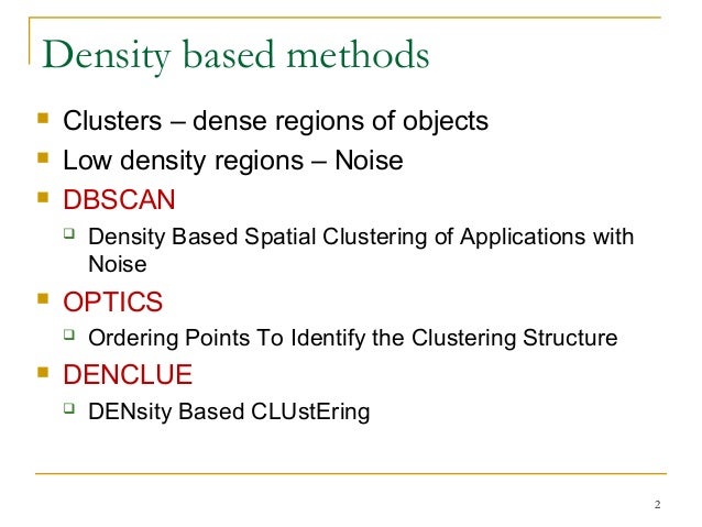 3.4 density and grid methods