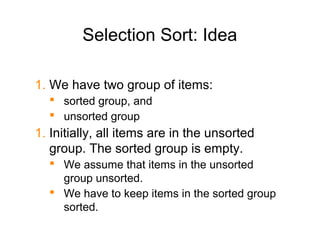 3.4 selection sort | PPT