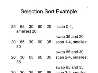3.4 selection sort | PPT