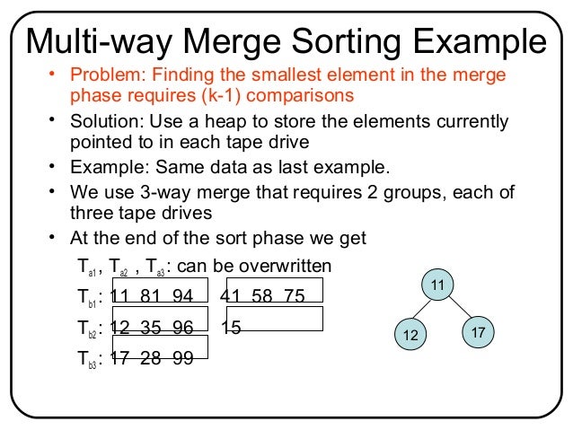 39 External Sorting