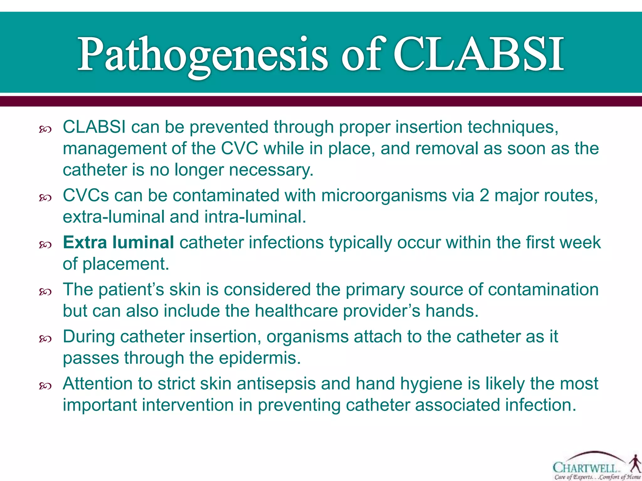 3. central line associated blood stream infection | PPTX