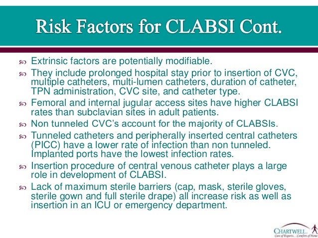 3. central line associated blood stream infection