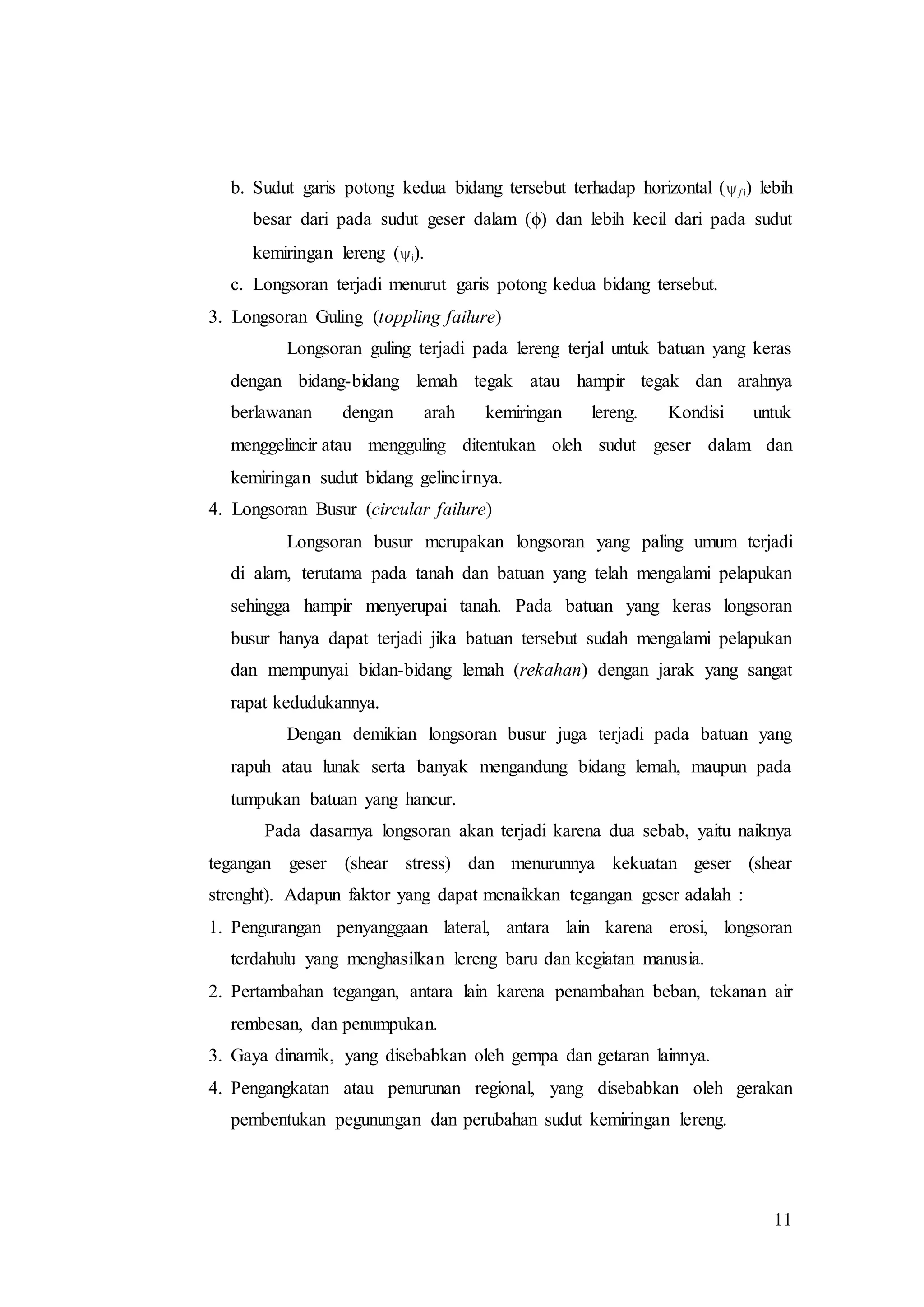 GeoTek Kestabilan Lereng | DOCX