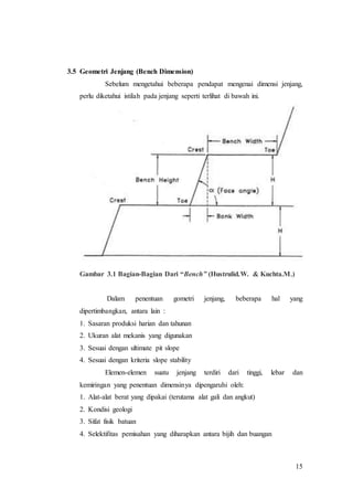 GeoTek Kestabilan Lereng | DOCX