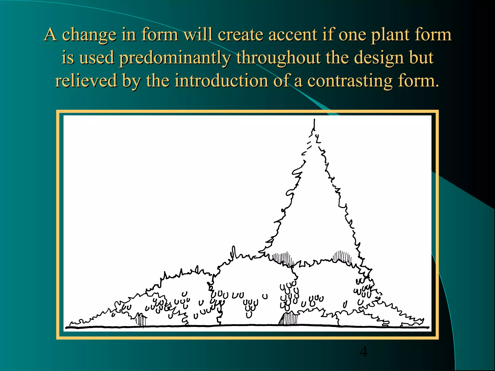 The Elements of Planting Design The Visual Characteristics of Plants | PPT