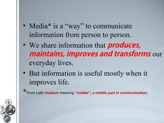 3. mass media lesson 2011 | PPT