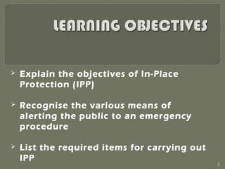 3.1.3 in place protection | PPT