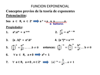 3... funcion exponencial 2015 | PPTX