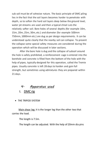 DMC piling | DOCX